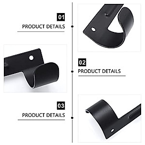 Housoutil Ironing Board Hanger Rack Ironing Board Shelf Storage Hanger Holder for Household