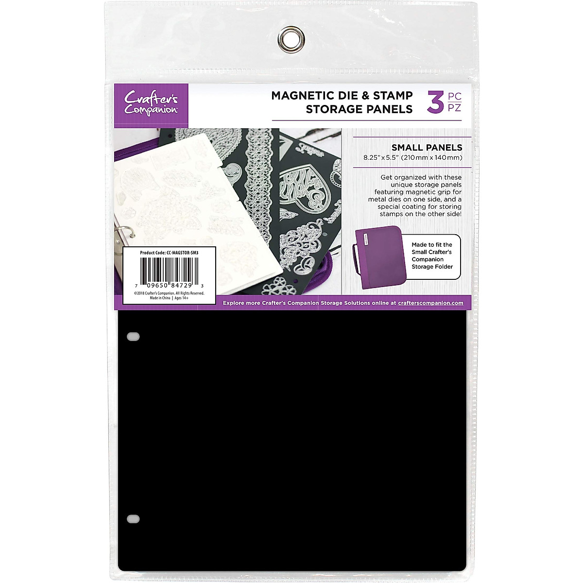 Crafter's Companion 8.25"X5.5" Magnetic Storage Panels 3/Pkg-Small
