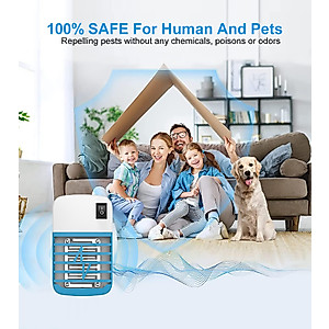 Mosquito Zapper 6 Pack- Indoor Advanced Electric Insect Killer, Wide Coverage, Safe & Silent, UV Attraction, Ideal for Home Use