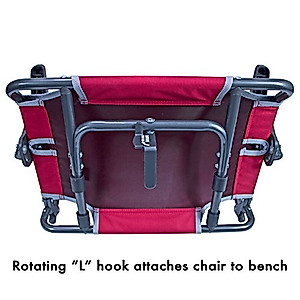 GCI Outdoor Big Comfort Stadium Chair With Armrests