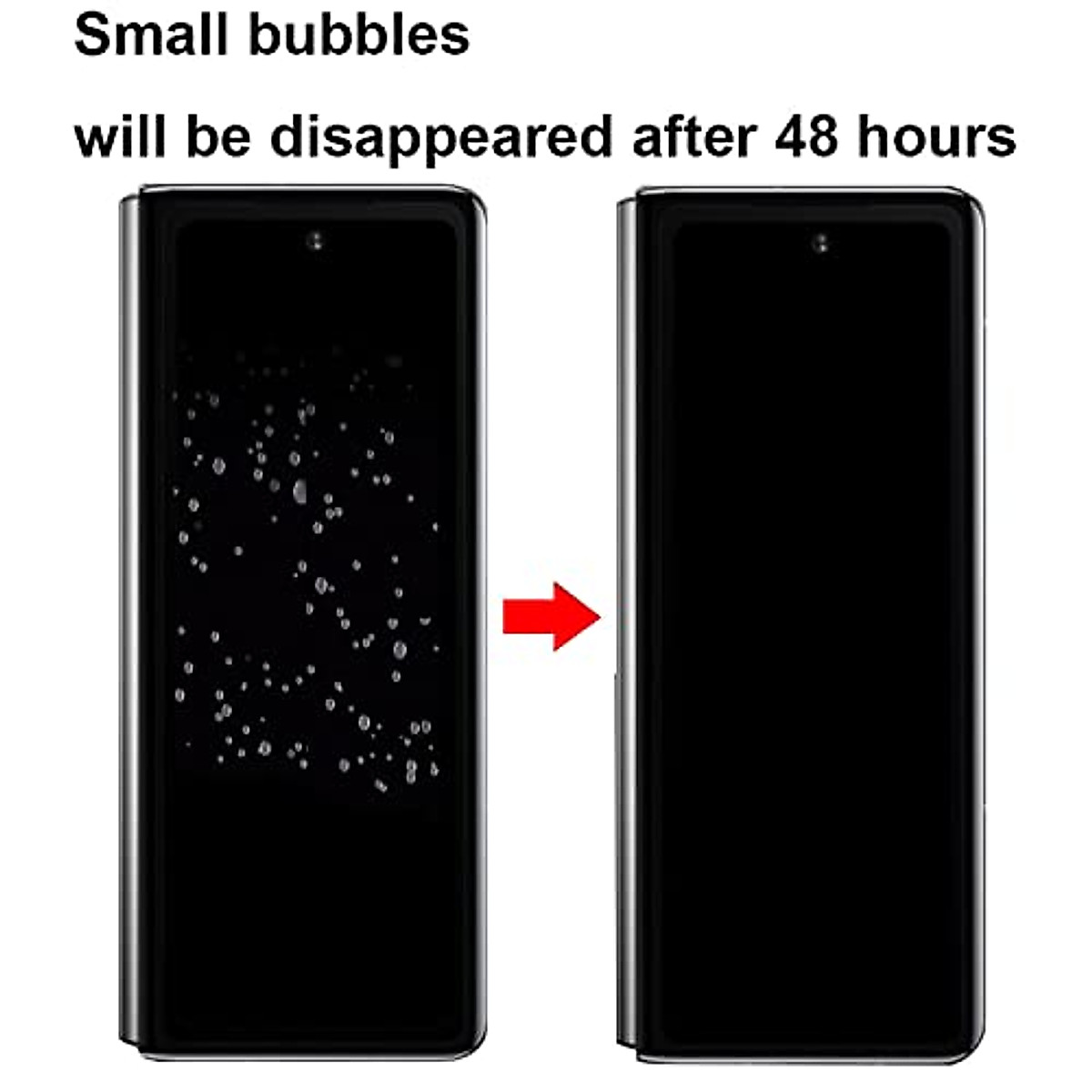 (2 Sets 8 PCS) Screen Protector Designed for Samsung Galaxy Z Fold 4, 2 PCS Front Matte Screen Protector and 2 PCS Inside Screen Protector with 2 PCS Back Film with 2 PCS Side Soft Film Suit for Galaxy Z Fold 4 5G Full Covered Anti-Glare