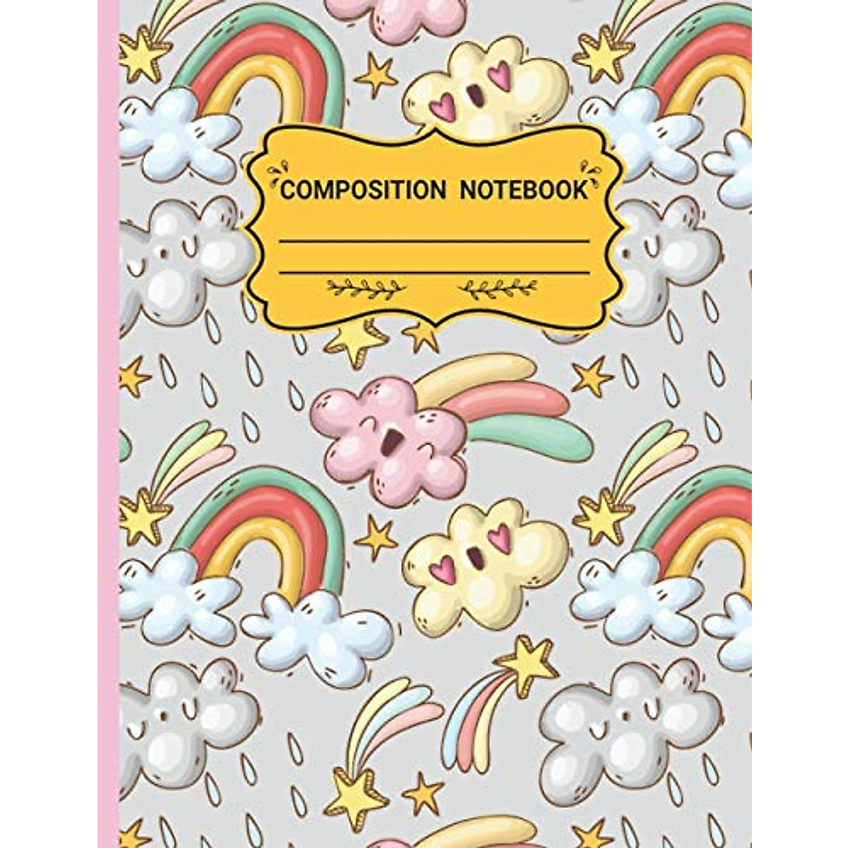 Composition Notebook: college Ruled Paper Notebook Journal | Blank Lined Workbook for Teens Kids Students for Home School College | Cute Unicorn Pattern | paper unicorn