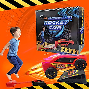 Ynzix Boy Toys Outdoor Toy Cars Air Powered Car for Racing STEM Gifts for Kids Boys and Girls Toys Age 5 6 7 8