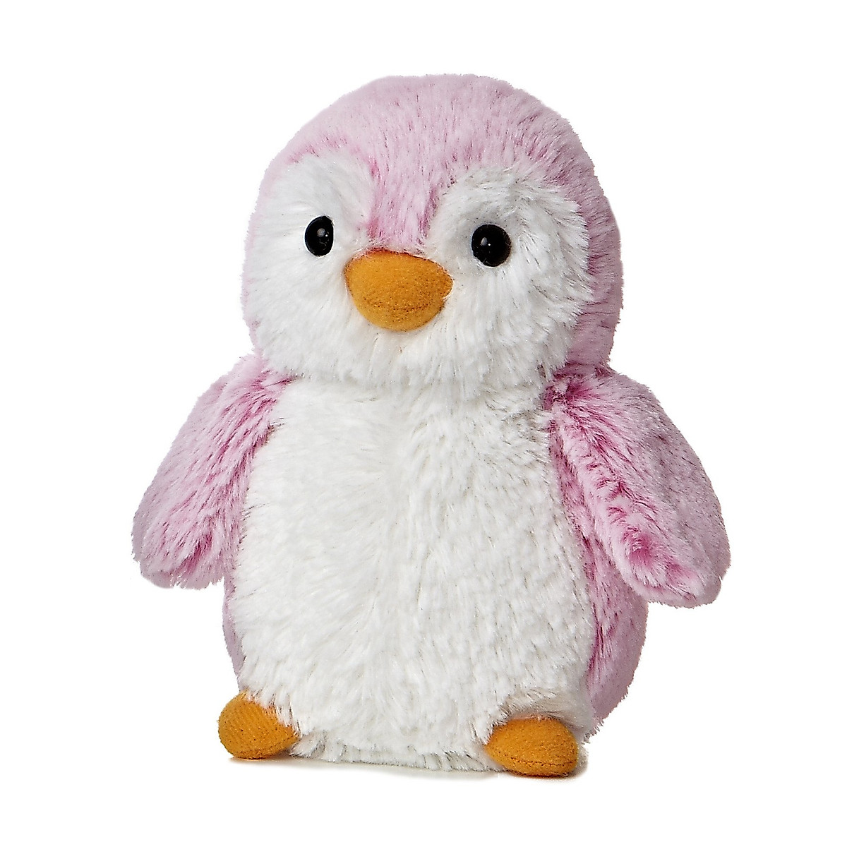 Aurora® Playful Pompom Penguin™ Brights Stuffed Animal - Vibrant Companions - Endless Fun - Pink 6 Inches