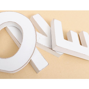 Wooden One Letter Sign for 1st Birthday - Wooden One table centerpieces, 1st Birthday Decorations, One standing Letters for 1st Birthday, First Birthday Photo Shoot Prop