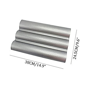 Bread Box for Kitchen 1pcs Hot Carbon Steel French Bread Baking Tray For Baguette Bake Mold Pan Diy Bread Mold Baking And Pastry Tool Cake Mold Farmhouse Bread Box