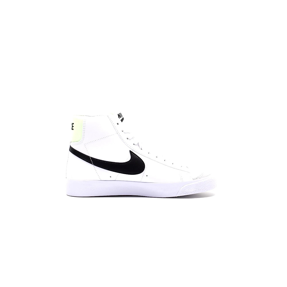 Nike Blazer Mid 77 GS White/Black-Barely Volt Size 5.5