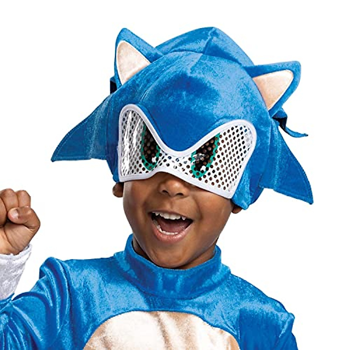 Disguise Sonic the Hedgehog Costume, Official Sonic Movie Costume and Headpiece, Toddler Size Small (2T)