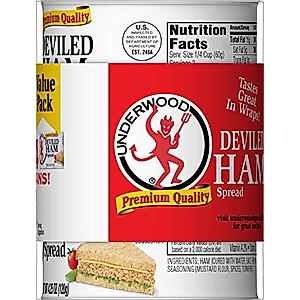 Underwood Deviled Ham Spread, 4.25 Ounce (Pack of 4)