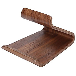 Rodipu Phone Holder, Wood Cell Phone Holder Stand for Cell Phone Holder, Cell Phone Holder Wood Tablet Holder(Walnut)