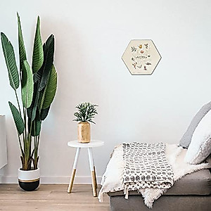 Harry Potter - Charming Vintage Friends Nursery - 11.5” X 10” Hexagon KNEXAGON Wood Print – Tabletop Display, Hang Alone or Connect to Other Pieces – Officially Licensed Collectible