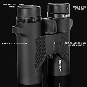 Barska AB12762 Level HD Waterproof Binoculars, Black, 8x32mm