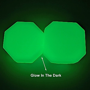 vitakiwi 223ml Large Silicone Wax Concentrate Container Non-stick Food Storage Jar, Glow In The Dark (2)