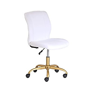 Conference Chairs Leather Office Chair, Multiple Finishes Velvet Plush (D Light Grey)