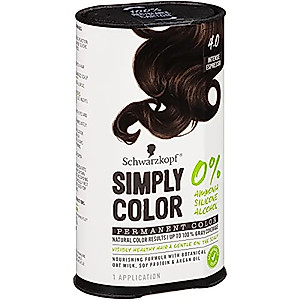 Schwarzkopf Simply Color Permanent Hair Color, 4.0 Intense Espresso