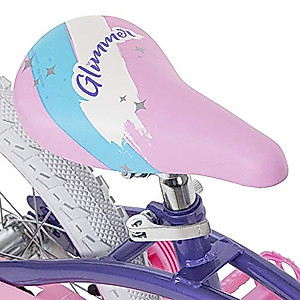 Huffy Kid Bike Quick Connect Assembly Glimmer 16 inch, Purple