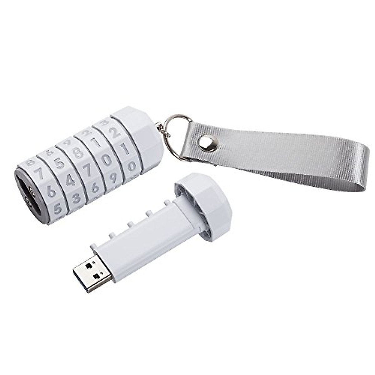 LokenToken USB Flash Drive 32 Gb, USB 3.0, White