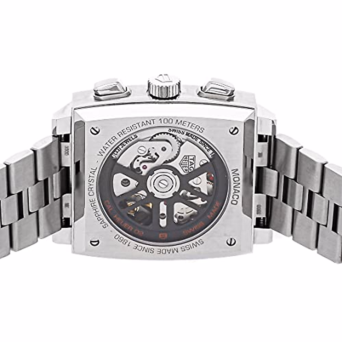 Tag Heuer Monaco Automatic Black Dial Watch CBL2113.BA0644 (Pre-Owned)