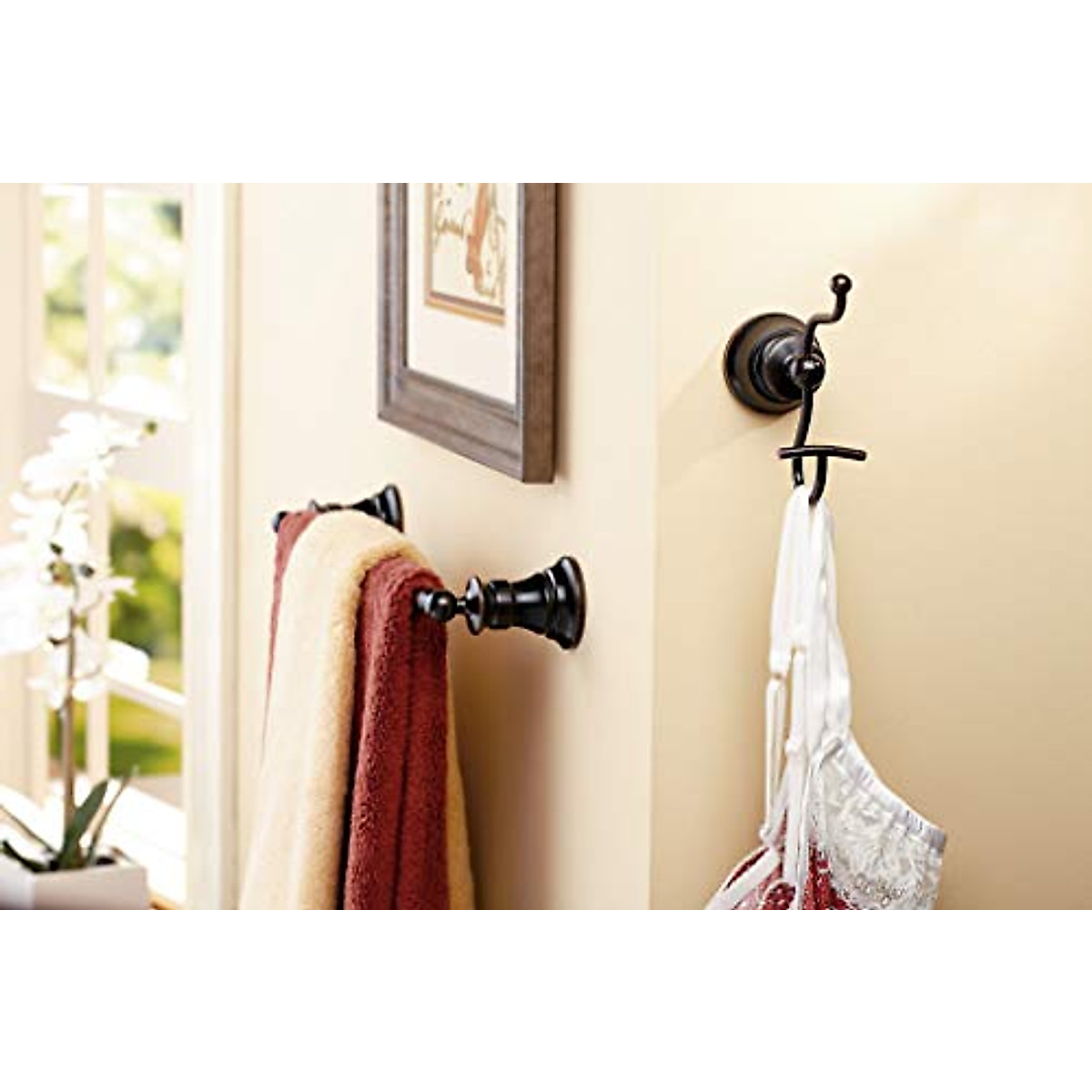 Moen YB9803BN Waterhill Robe Hook, Brushed Nickel