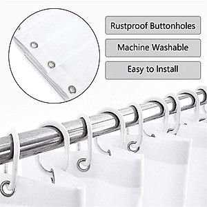 Pink Shower Curtain, Cute Flamingo Shower Curtains, Modern Art Boho Bath Curtains, Pink Bathroom Accessories Set 71x71 Inches