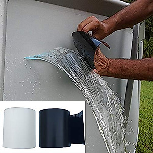 Waterproof Patch & Seal Tape 4" x 10 Feet, Waterproof fix Repair Tape Heavy Duty Duct Tape Under Water Tape