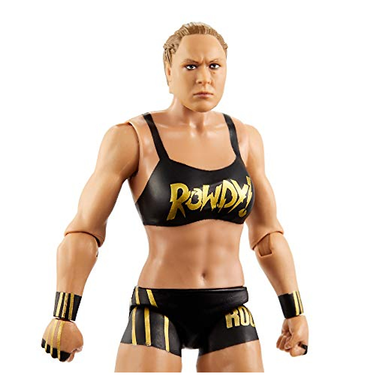 WWE Rounda Rousey Action Figure in 6-inch Scale with Articulation & Ring Gear Series #101