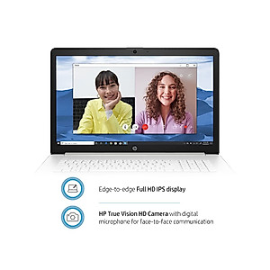 HP 2022 17.3" FHD IPS Laptop, 11th Gen Intel Core i5-1135G7(Beats i7-1065G7), 16GB RAM, 512GB PCIe SSD, Backlit Keyboard, Intel Iris Xe Graphics, HD Webcam, Windows 11 Pro, Silver, 32GB USB Card