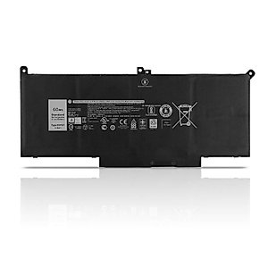 FLIW F3YGT Replacement Battery Compatible with Dell E7280 E7480 12 13 14 7000 7280 7290 7380 7390 7480 7490 N006L7380-D2536FCN N015L7380-D2706FCN fits F3YGT DM3WC 0DM3WC 2X39G [7.6V 60Wh]
