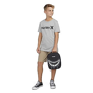 Hurley Unisex-Adults One and Only Insulated Lunch Box, Black Shark Bite, O/S