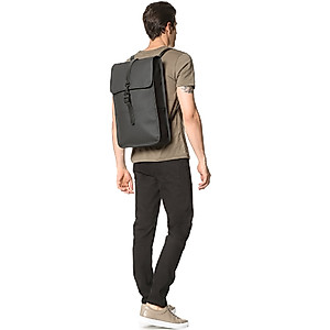Rains Men's Backpack, Black, One Size