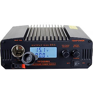 TekPower TP30SWV 30 Amp DC 13.8V Digital Switching Power Supply with Noise Offset