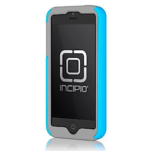 Incipio DualPro Case for iPhone 5C - Retail Packaging - Cyan/Gray