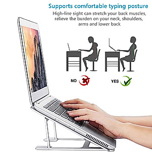 Adjustable Drawing Tablet Stand Drawing Pen Display Aluminum Ventilated Stand Holder for Wacom One, Cintiq 13/16, XP-Pen Artist 12/13.3/15.6 and Huion Kamvas 12/13/15.6