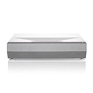Optoma CinemaX D2 White True 4K UHD Laser Projector for Home Theater | Ultra-Short Throw | Bright 3,000 Lumens with HDR 10 | eARC Audio