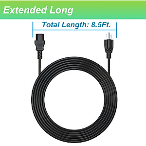 for Sony TV Adapter Charger Replacement Power Cord Supply Sony Bravia TV KDL-32 KDL-40 W600B W650A W674A W700B W800B KDL55W650D KDL48W600B KDL-42W650A KDL-40W600B KDL-32W700B Smart LED LCD 8.5Ft