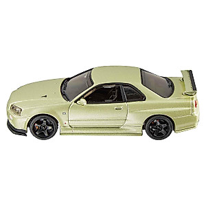 Hot Wheels Real Riders Nissan Skyline GT-R (BNR34) V-Spec II Nur with NISMO Parts 1:43 Scale Die Cast Car