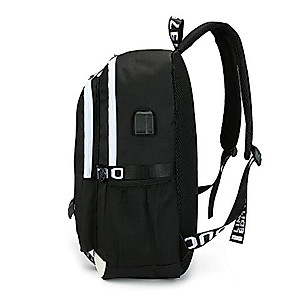 Laptop Backpack,Genshin Impact Cosplay Zhongli2 Laptop Backpack Business Travel Laptop Backpack School Bag with USB Port Student Casual Outdoor Bag(Zhongli2)