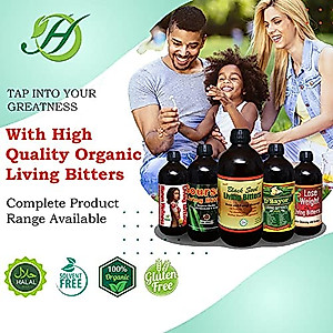 Herboganic Ginger Living Bitters | All Natural Living Bitters | 16 oz