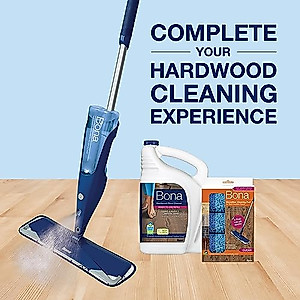 Bona Hardwood Floor Cleaner Refill - 64 fl oz - Unscented - Refill for Bona Spray Mops and Spray Bottles - Residue-Free Floor Cleaning Solution for Hardwood Floors