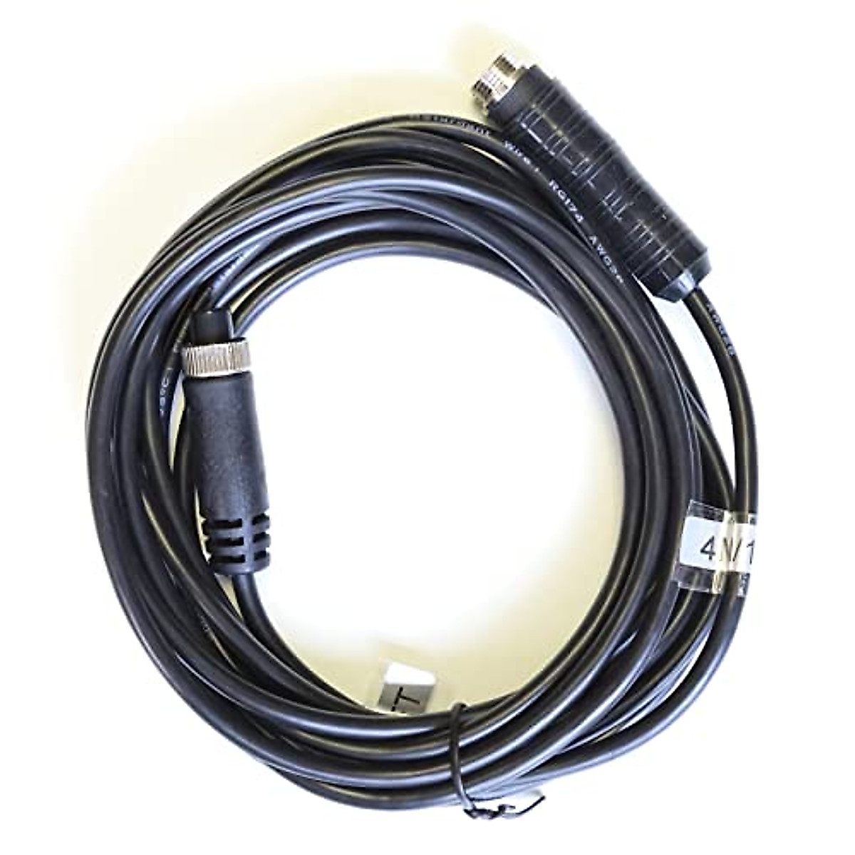 BOIN-E Composite Line 4 Pin Camera Cable Aviation Extension Cable RG174 (75-2) Video Cable for Backup Camera Rear View System Waterproof Coaxial Cable 50ohm 4M 5M 6M 8M 10M 15M 20M (20FT (6M))