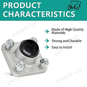 Drive-up Golf Cart Front Wheel Hub for Yamaha G2/G8/G9/G14/G16/G19/G22/G29 Drive Models, OEM JG5-WF511-10-00 JG5-WF511-00