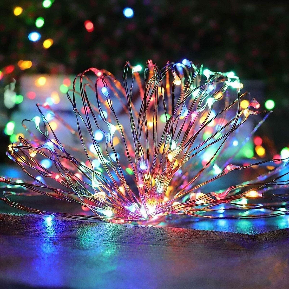 ZBM--ZBM Solar Lights Outdoor, Fairy Lights (20 Lights-200 Lights 8 Modes) Solar Garden Lights, 2m-20m Copper Wire Solar String Lights, Waterproof For Halloween, Christmas, Tree, Garden, Home, Wedding