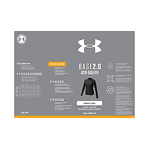 Under Armour Women&#039;s ColdGear® Base 2.0 Crew SM Black