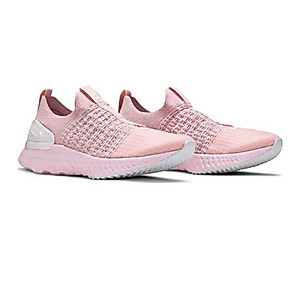 Nike Women's React Phantom Run Fk 2 Shoes, Pink Glaze/Mtlc Summit/White, 6