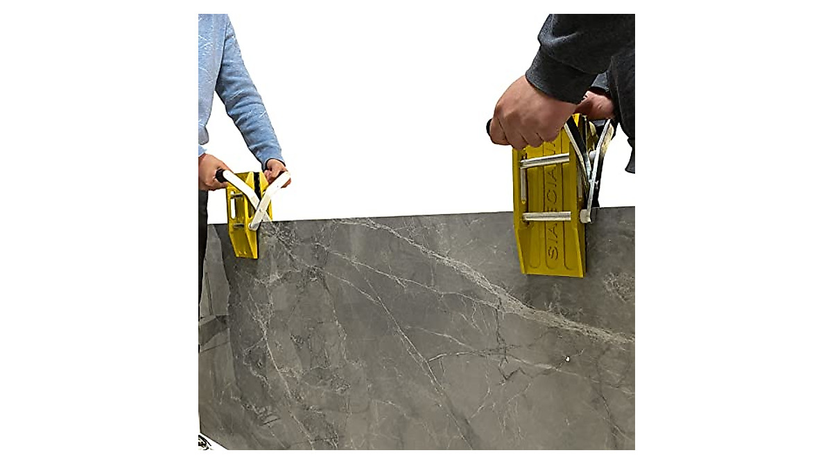 OKVEQUIP Heavy Duty Stone Carrying Clamps - 2PCS