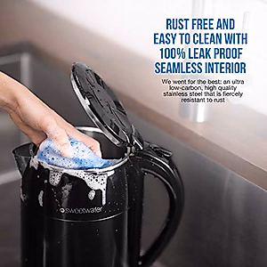 Electric Tea Kettle - 1.8L Hot Water Kettle Electric Water Boiler, Plastic-Free 100% Stainless Steel Chamber With Automatic Shut Off Base, Cordless Tea Kettle Electric Water Kettle - Sweetwater
