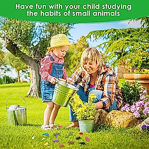 Giantree Mini Insect Figures Toys Set, 20Pcs Plastic Crawling Animals Small Realistic Animal Toys Assorted Animal Insect Figures Playset for Insect Themed Party Halloween Supply