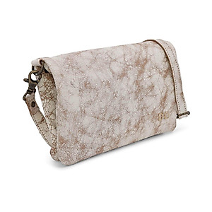 BedStu Cadence Crossbody Wallet WhiteDistressed