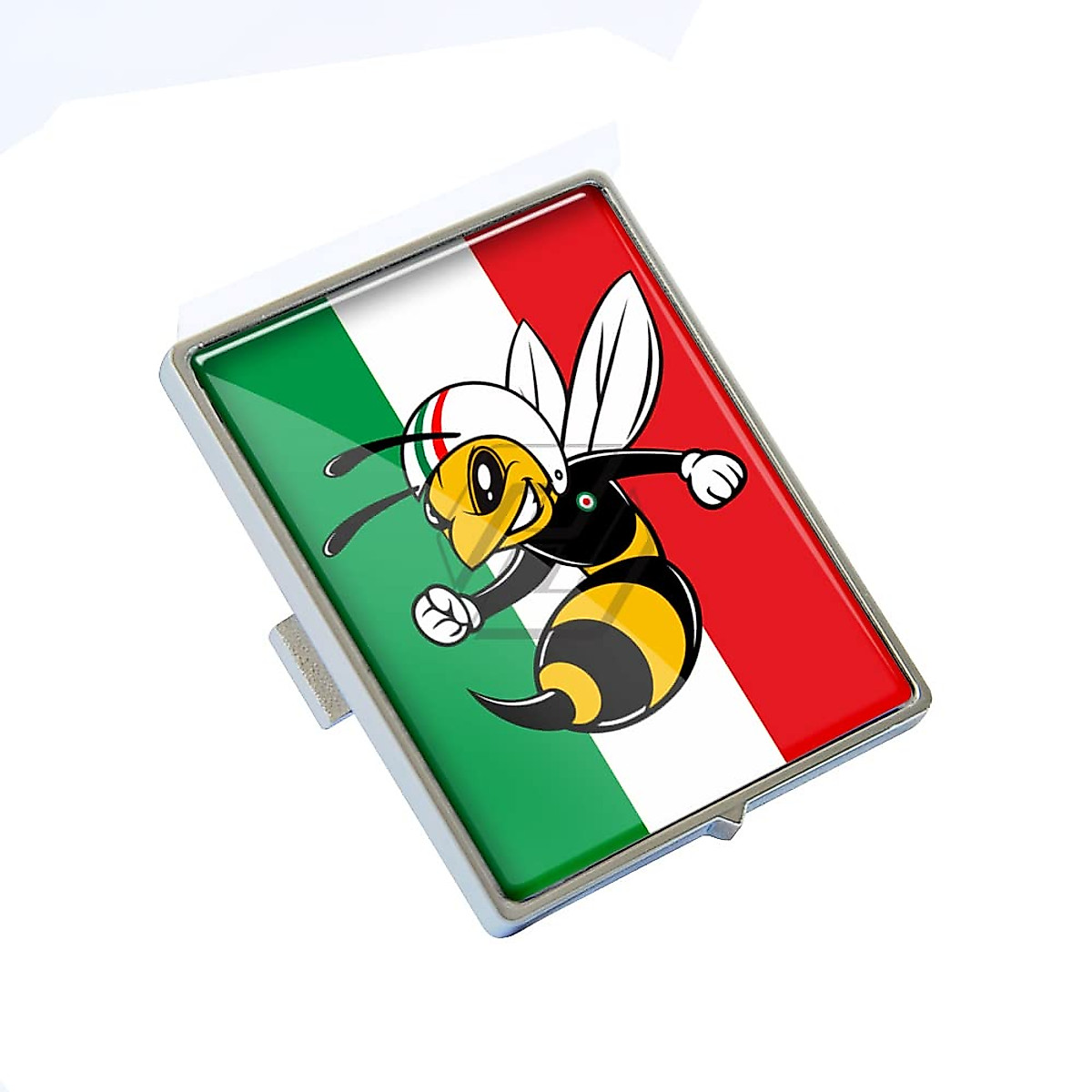 Chrome Badge Horncast Fits for Vespa Scooter LX Primavera Sprint GTV GTS 946 PX Clip-in Style (052-Italy)