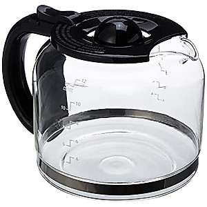 Capresso Glass Carafe 12 Cup, Black